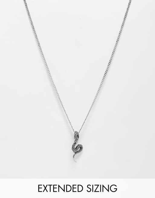 ASOS DESIGN - Collier en acier inoxydable imperméable avec pendentif ...