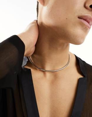 ASOS DESIGN - Collier torque épuré - Argenté | ASOS