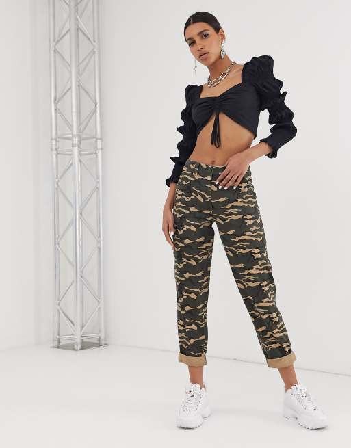 Asos Design Combat Hose Mit Military Muster Asos
