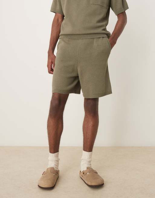 Asos Design Coordinato Con Pantaloncini In Maglia Di Cotone Di Media