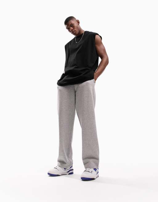 ASOS DESIGN cotton blend oversized vest in black | ASOS