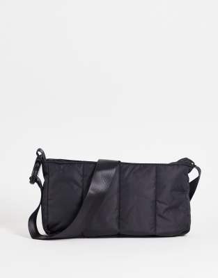 ASOS DESIGN cross body bag with padding in black | ASOS