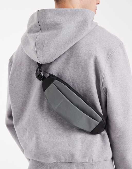 ASOS DESIGN cross body bum bag in grey | ASOS