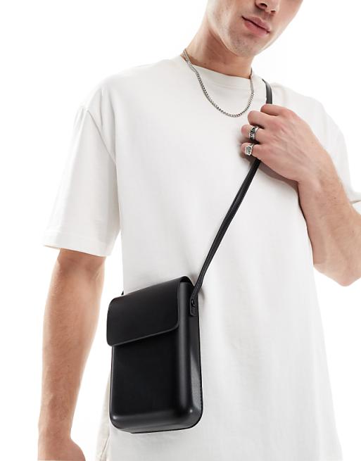 ASOS DESIGN cross body flight bag in black | ASOS ASOS DESIGN cross body flight bag in black | ASOS