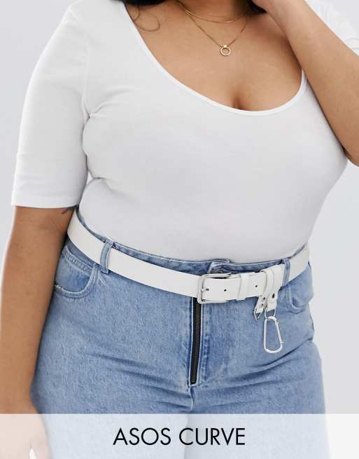 Asos Design Curve Ceinture Taille Et Hanches Avec Chaîne Et