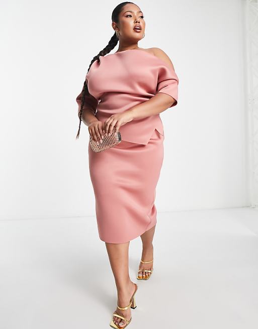 ASOS DESIGN Curve - Midi-overhemdjurk met kokerrok en overslag in ... ASOS DESIGN Curve - Midi-overhemdjurk met kokerrok en overslag in ...
