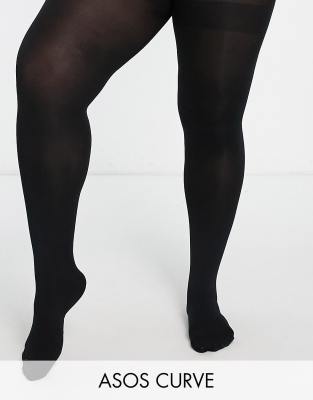 ASOS DESIGN Curve - Sorte tights i 80 denier | ASOS
