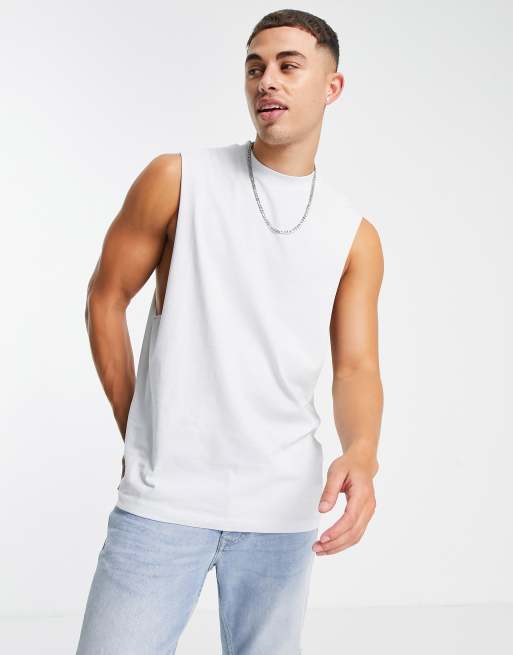 Asos Design Débardeur Décontracté Bleu Clair Mblue Asos