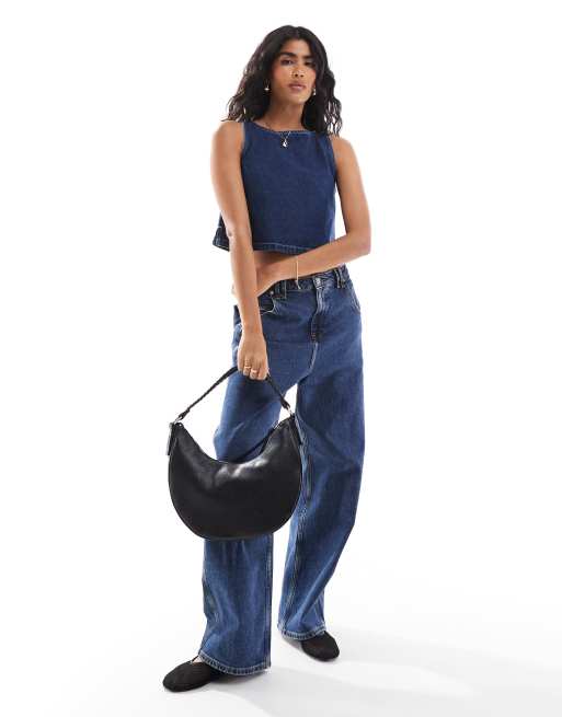 ASOS DESIGN denim tank top in indigo - part of a set | ASOS