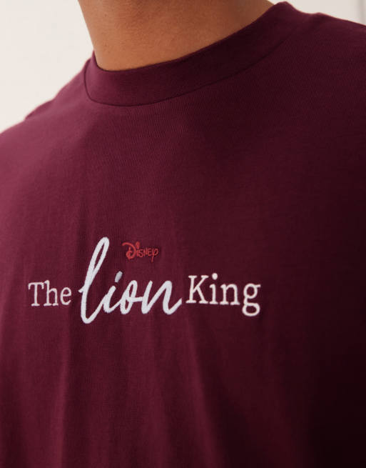 ASOS DESIGN Disney unisex boxy oversized t-shirt with The Lion King ...