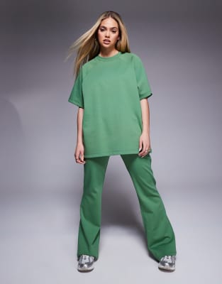 ASOS DESIGN - Ensemble en maille interlock - Vert | ASOS