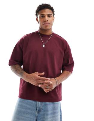 ASOS DESIGN essential heavyweight oversized boxy t-shirt 240gsm in ...