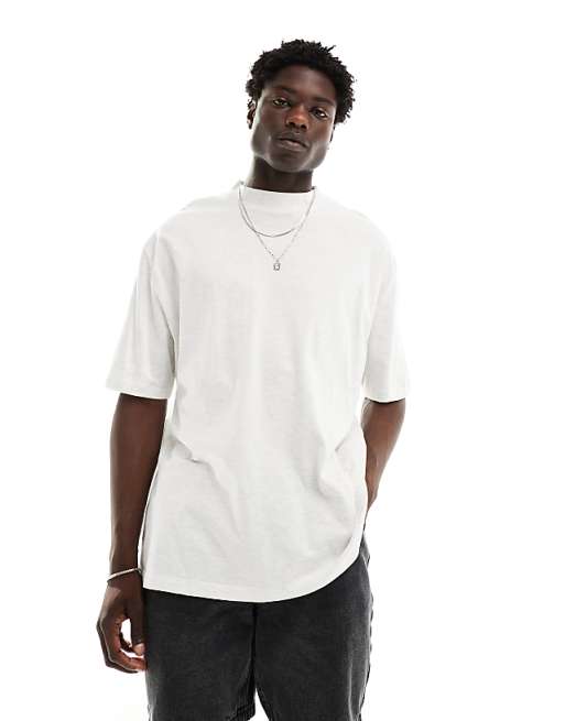 ASOS DESIGN – Essential – Jasnobeżowy melanżowy T-shirt oversize z ... ASOS DESIGN – Essential – Jasnobeżowy melanżowy T-shirt oversize z ...