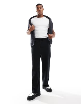 ASOS DESIGN - Essential - Pantalon de jogging large - Noir | ASOS