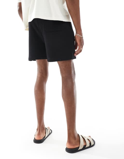 ASOS DESIGN essential slim shorts in black | ASOS