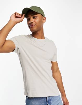 ASOS DESIGN essentials crew neck t-shirt in dusty grey | ASOS
