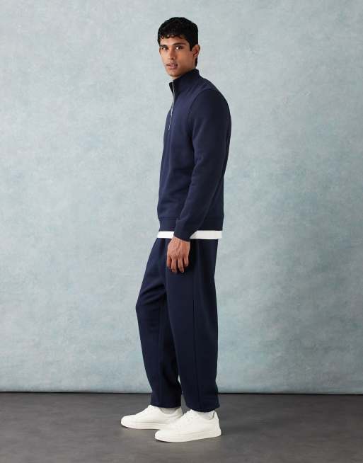 ASOS DESIGN essentials oversized trackies in navy | ASOS