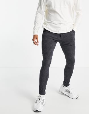 ASOS DESIGN - Extreem super skinny nette joggingbroek in blauwe ruit | ASOS
