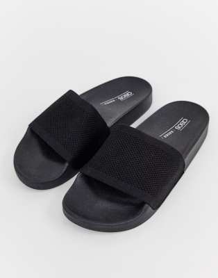 ASOS DESIGN Flipside knitted pool sliders | ASOS