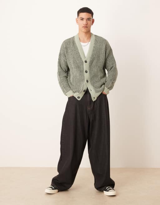 ASOS DESIGN - Gilet d'ensemble en maille côtelée - Vert | ASOS