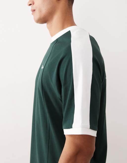 ASOS DESIGN heavyweight relaxed raglan t-shirt with panelling and ...