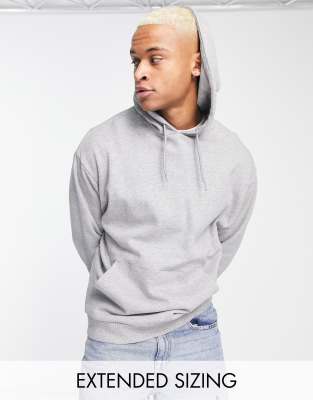 ASOS DESIGN hoodie in grey marl | ASOS