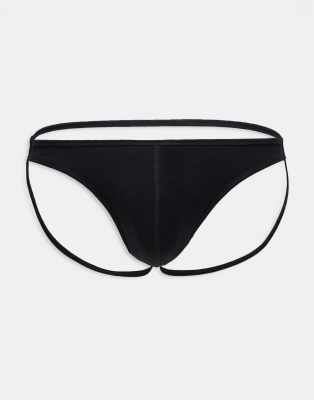 ASOS DESIGN jock in black | ASOS