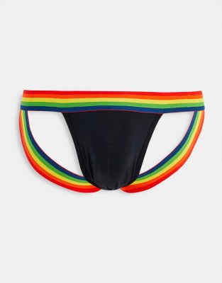 ASOS DESIGN - Jockstrap met regenboog-tailleband | ASOS