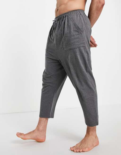 Asos Design Jogger Confort à Entrejambe Bas Anthracite Chiné Asos