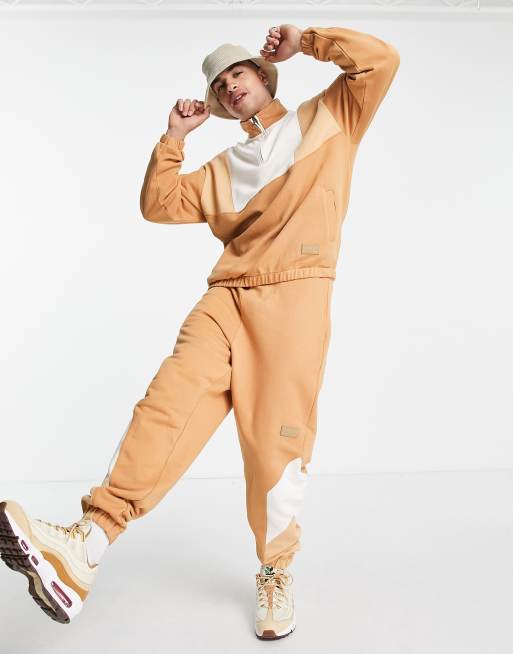 Asos Design Jogger Oversize Avec Empiècements Latéraux Pièce D