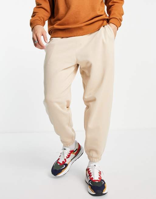 Asos Design Jogger Oversize Beige Asos