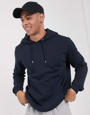 ASOS DESIGN – Kapuzenpullover in Marine | ASOS