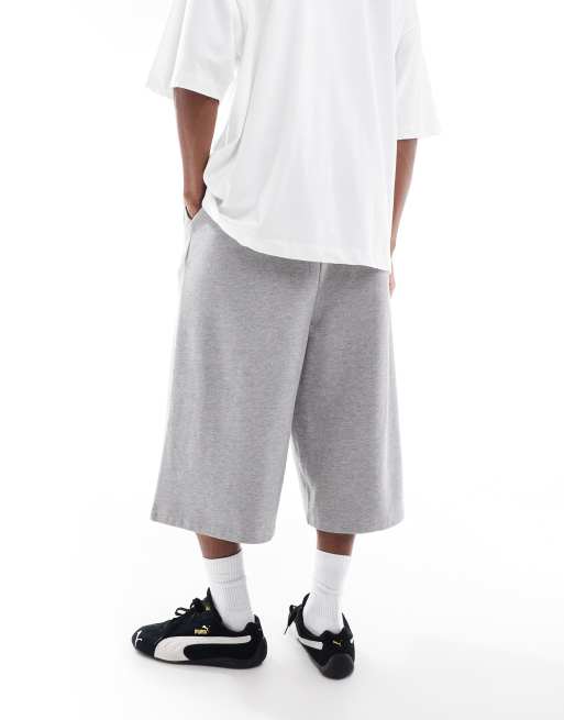 ASOS DESIGN long bermuda shorts in gray | ASOS
