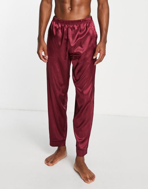 ASOS DESIGN lounge pants in satin with piping detail | ASOS