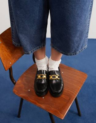 ASOS DESIGN Memorize leather loafer in black | ASOS