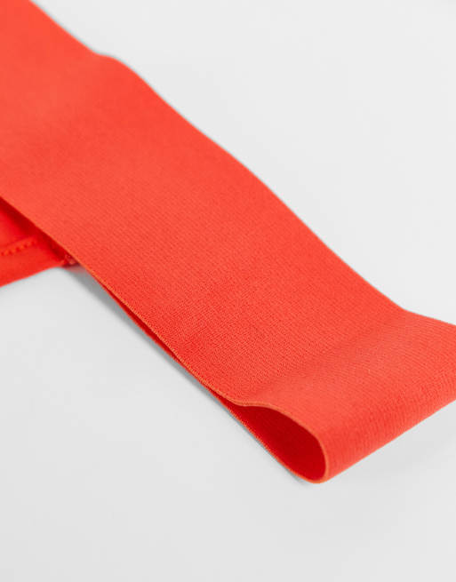 ASOS DESIGN mesh jock strap in orange | ASOS
