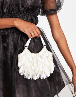 ASOS DESIGN mini disc bag in white | ASOS