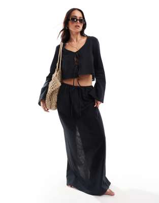 ASOS DESIGN - Mix and match - Kayla - Ensemble de plage - Noir | ASOS