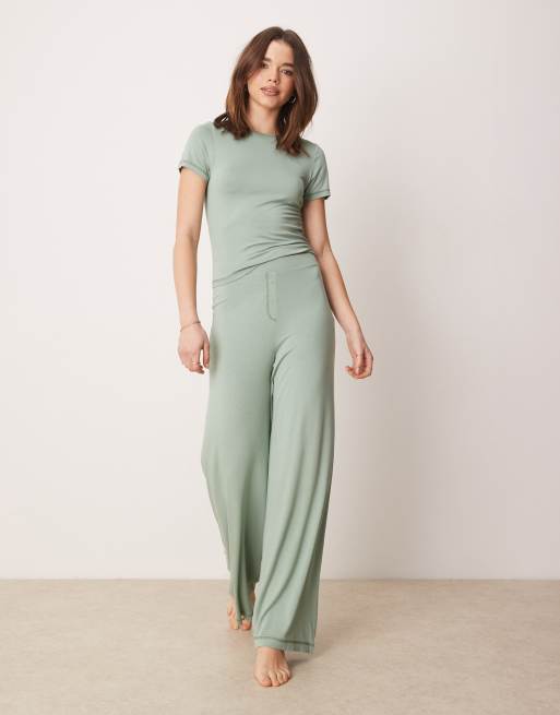 ASOS DESIGN - Mix & Match - Pyjama ultra doux - Vert | ASOS