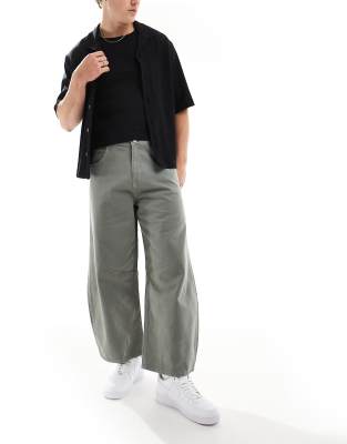 ASOS DESIGN – Oversize-Cargohose in Grau | ASOS