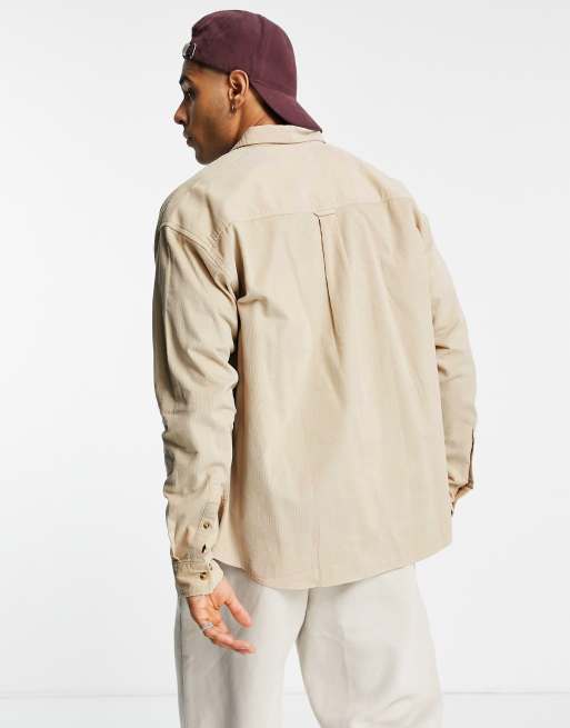Zurückschauen Pyramide Marker Asos Cord Shirt Klasse Hartnäckig Spaten