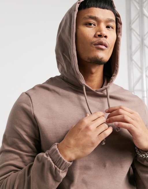 Asos Design Oversize Kapuzenpullover In Braun Brown Asos