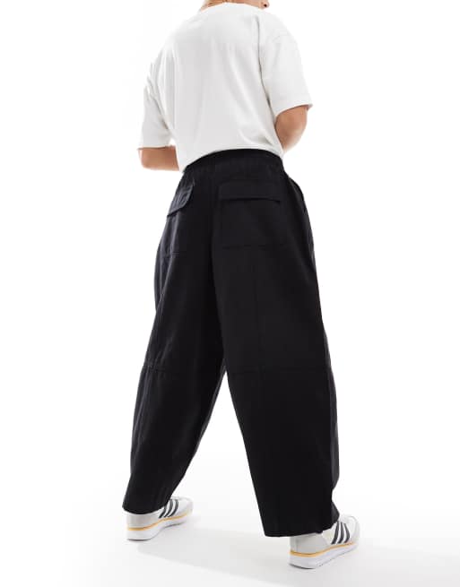 ASOS DESIGN oversized baggy pants in black | ASOS
