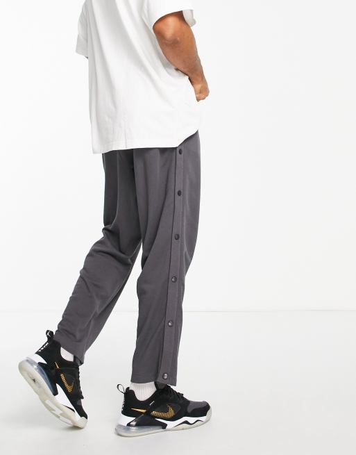 Asos Design Oversized Joggingbroek Met Rechte Pijpen En Drukknopen In