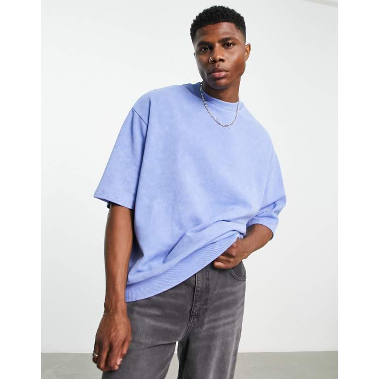 ASOS Men's Oversized Acid Wash Sweatshirt S Eagle USA Flag Patriotic ...