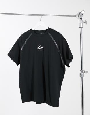 Asos Design Oversized T Shirt In Heavyweight Jersey With Front