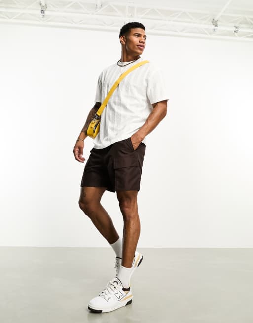 ASOS DESIGN oversized t-shirt in white texture | ASOS