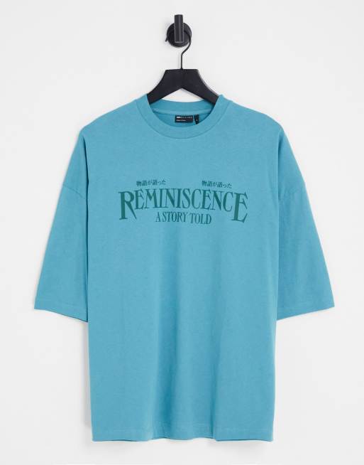 Asos Design Oversized T Shirt Met Tekstprint Op De Voorkant In