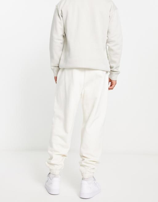 ASOS DESIGN oversized trackies in dark brown/soft white 2-pack | ASOS