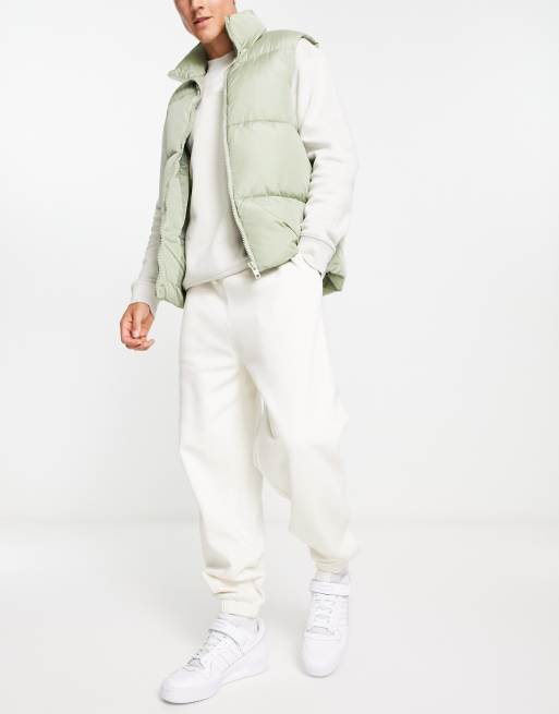 ASOS DESIGN oversized trackies in dark brown/soft white 2-pack | ASOS